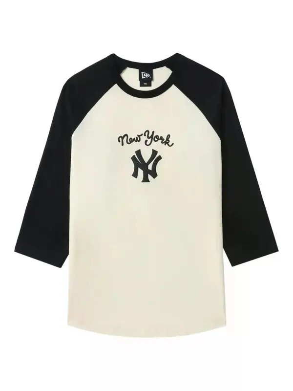 New Era Mlb Ny Yankees Raglan-sleeved T-shirt - Neutrals