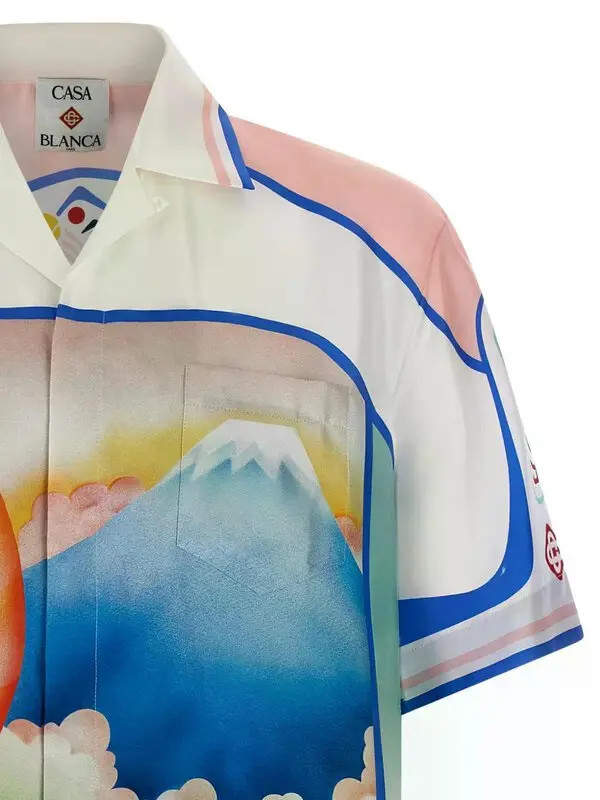 Casablanca Fuji Dream Camp-collar Shirt
