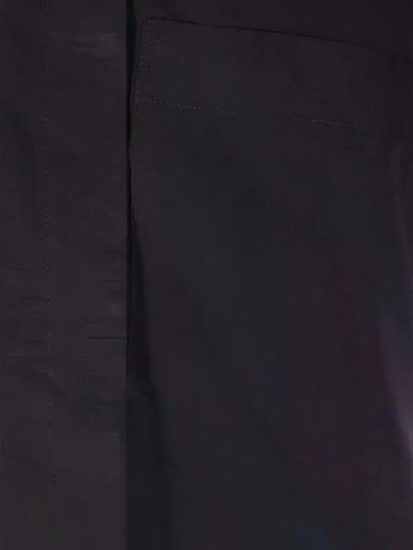 Co Short-sleeve Cotton Shirt - Black