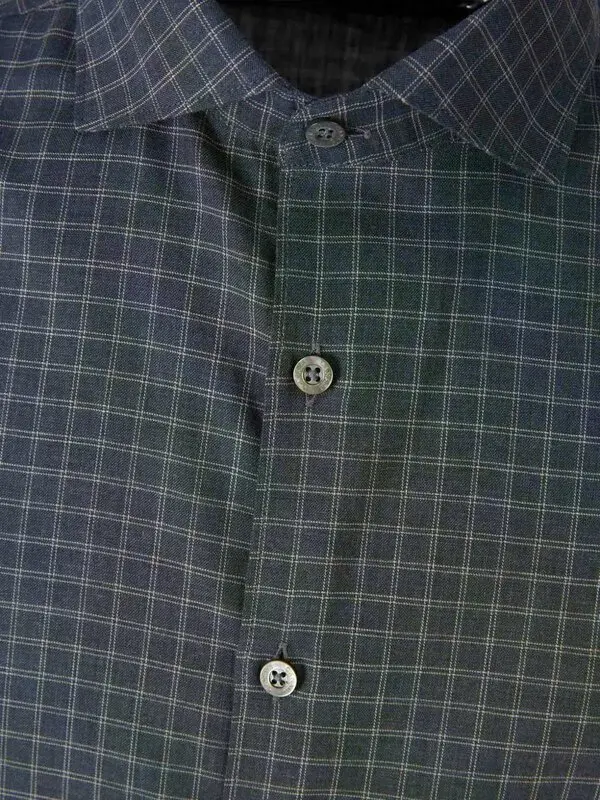 Canali Grid-pattern Shirt