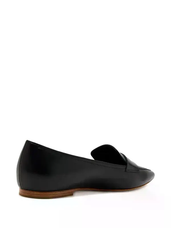 Magnanni Pointed-toe Penny Loafers - Black