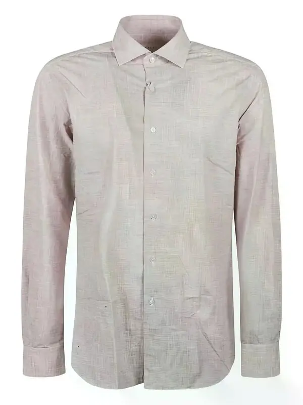 XACUS Textured Button-down Shirt