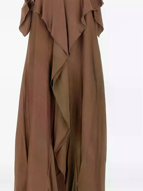 KAOS Ruffle-detail Maxi Dress