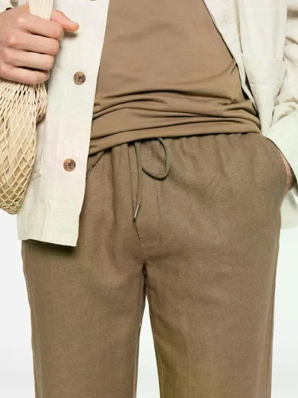 LES DEUX Patrick Linen-blend Trousers