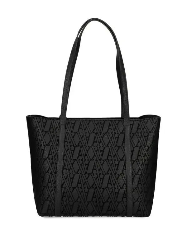 Armani Exchange Monogram Tote Bag