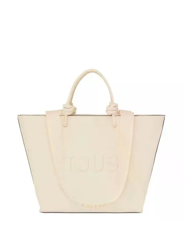TOUS Knotted-handle Embossed Tote Bag