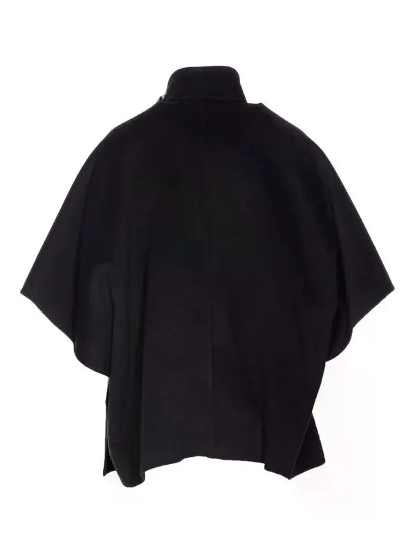 Max Mara Button-fastening High-neck Cape