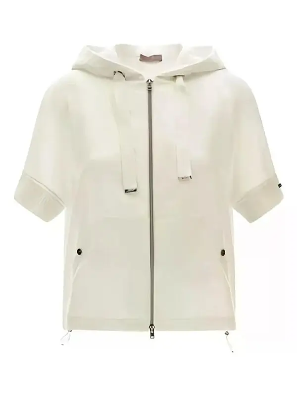 Herno Hooded Zip-up Jacket
