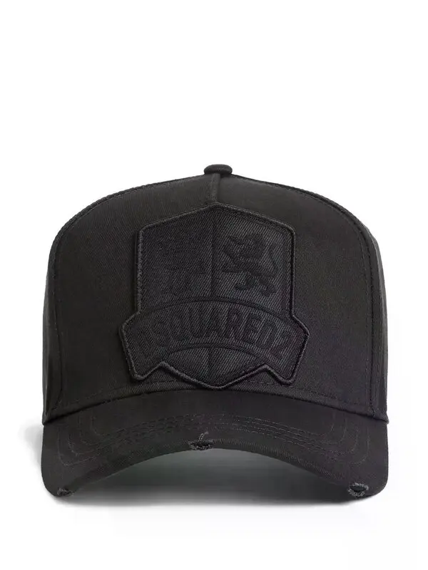 Dsquared2 Crest Appliqué Baseball Cap - Brown