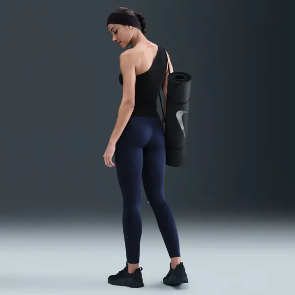 Nike One Therma-fit High-waisted Full-length Leggings - Blue