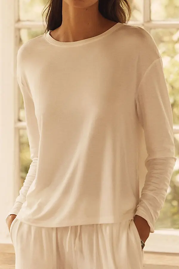 Eberjey Gisele Everyday Long-sleeve Tee