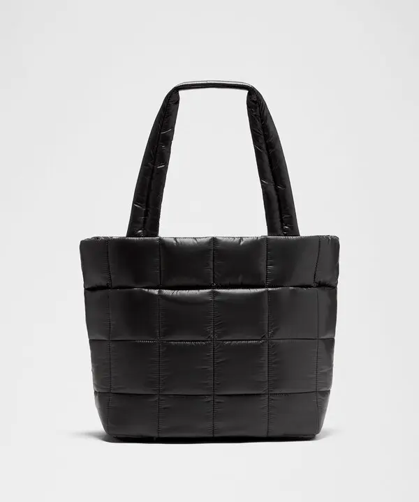 lululemon black quilted bag Quilty Pleasures Tote Softly Does It Lululemon Black Quilted Shoulder Hobo