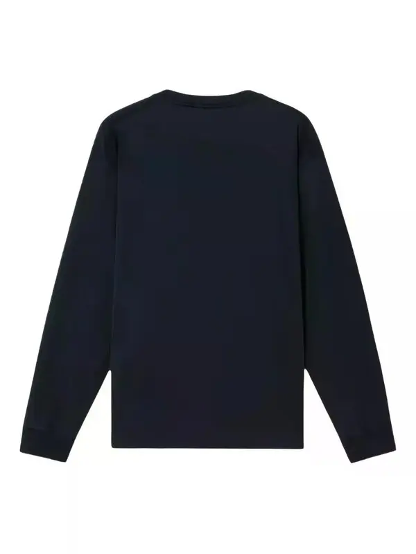 Stone Island Logo-patch Long-sleeve Sweatshirt