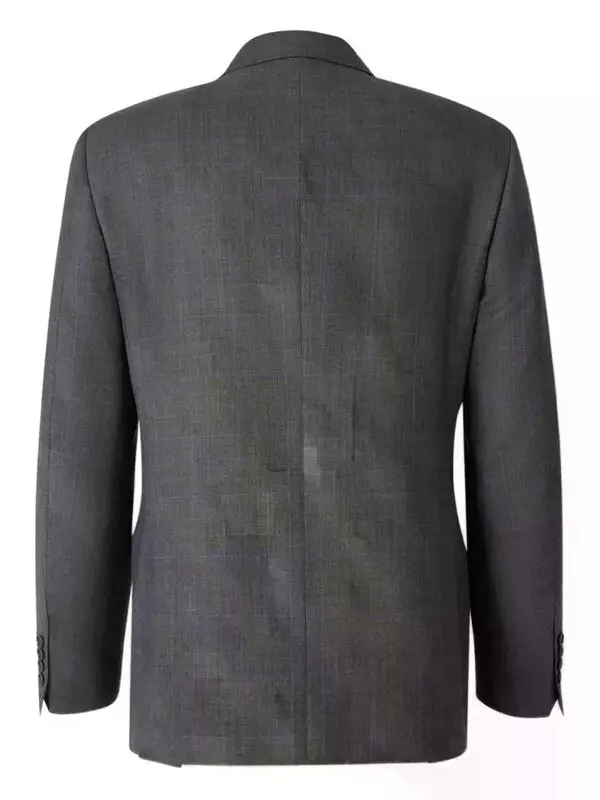 Canali Checked Wool Suit - Grey