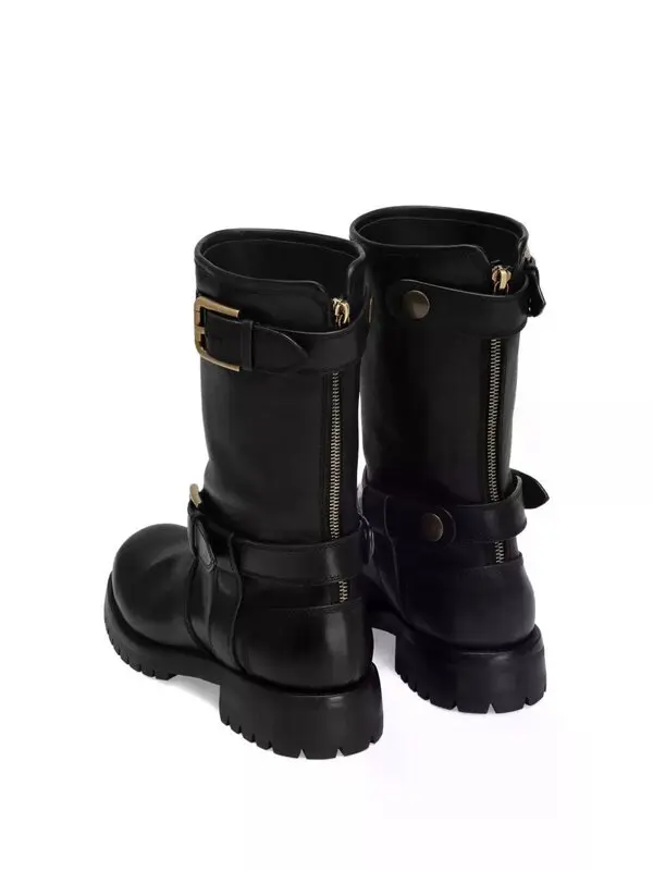 Dolce & Gabbana Buckled Knee-high Boots