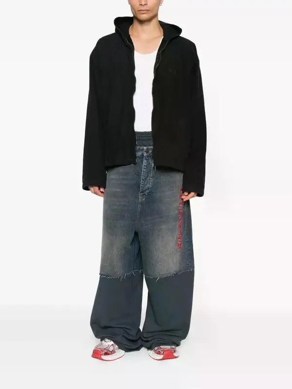 Balenciaga Embroidered-patchwork Trousers