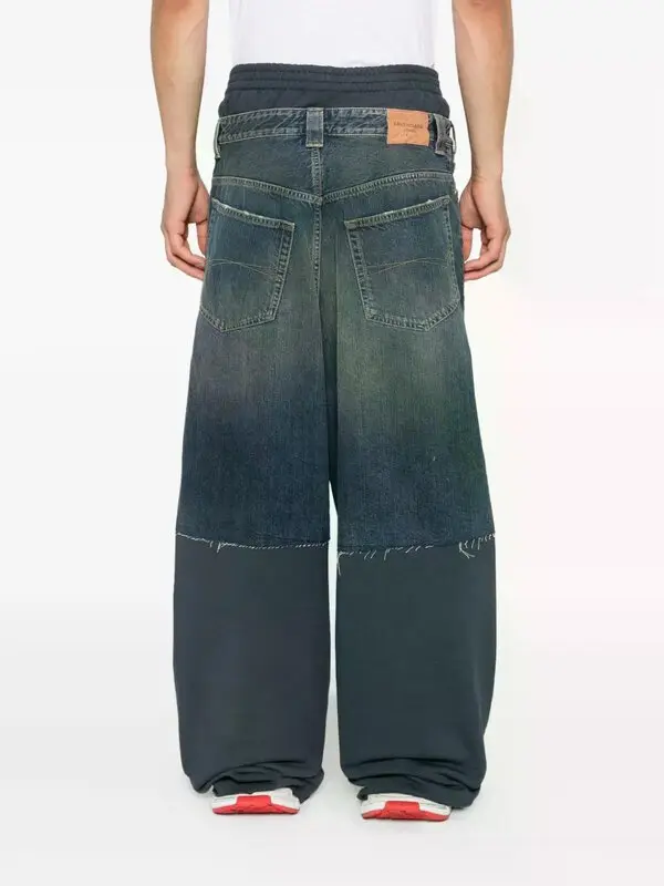 Balenciaga Embroidered-patchwork Trousers