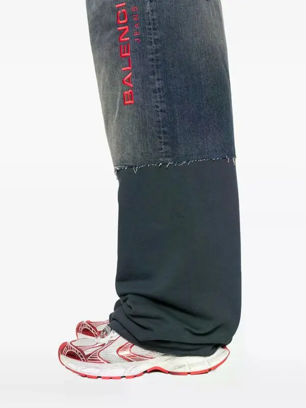 Balenciaga Embroidered-patchwork Trousers