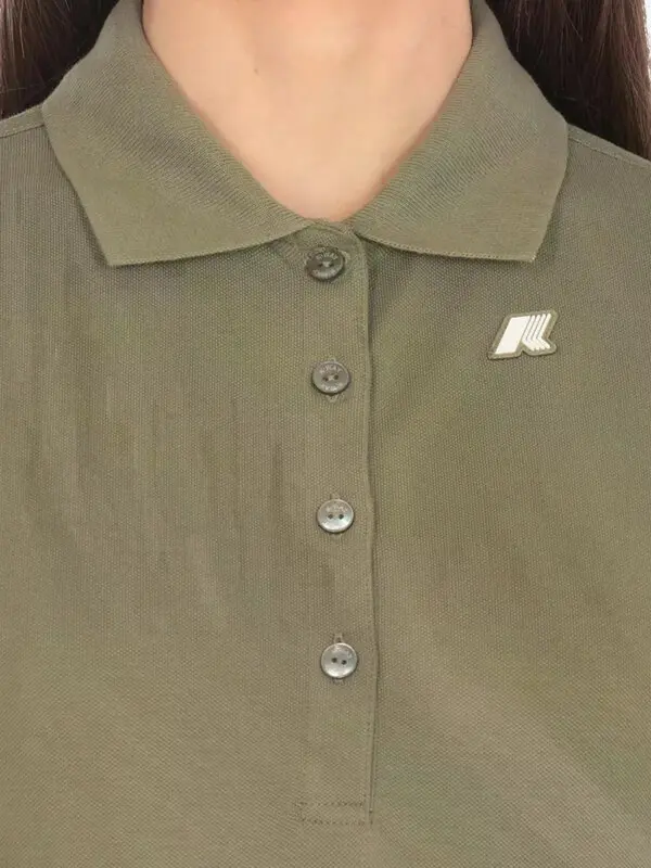 K-WAY Three-button Short-sleeve Polo Top