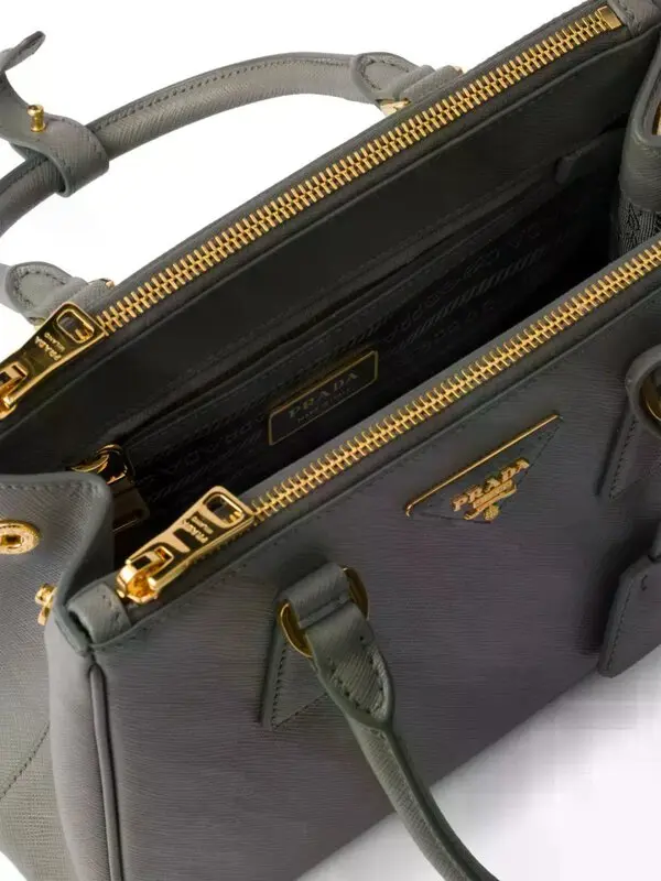 Prada Small Galleria Shoulder Bag - Grey