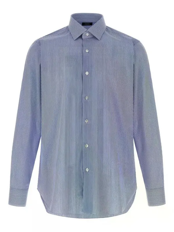 BARBA NAPOLI Striped Shirt - Blue