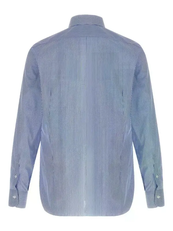 BARBA NAPOLI Striped Shirt - Blue