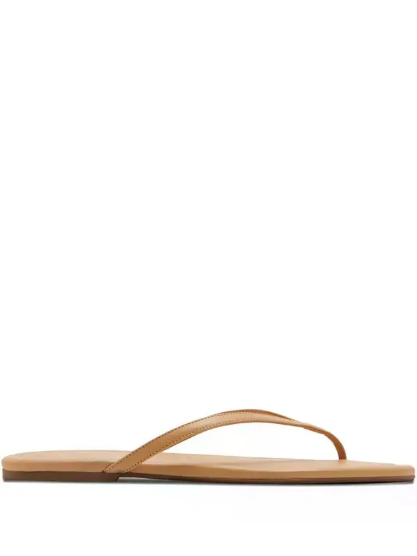 Staud Leather Thong Sandals - Neutrals