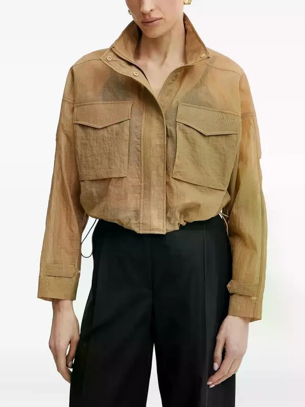 Pinko Flap-pocket Cropped Jacket