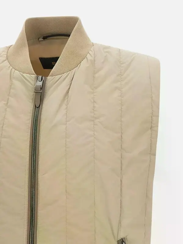 BOSS Quilted Zip-front Gilet