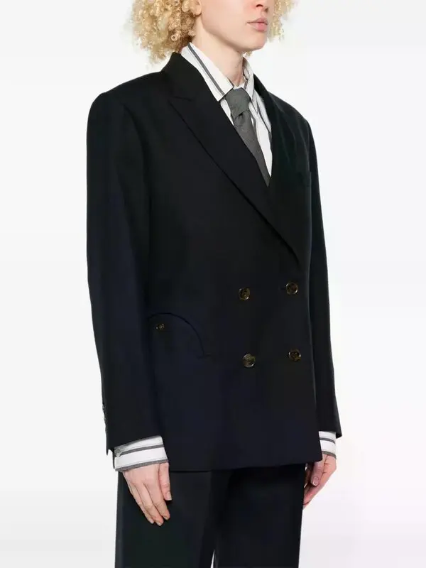 BLAZÉ MILANO Double-breasted Blazer - Blue