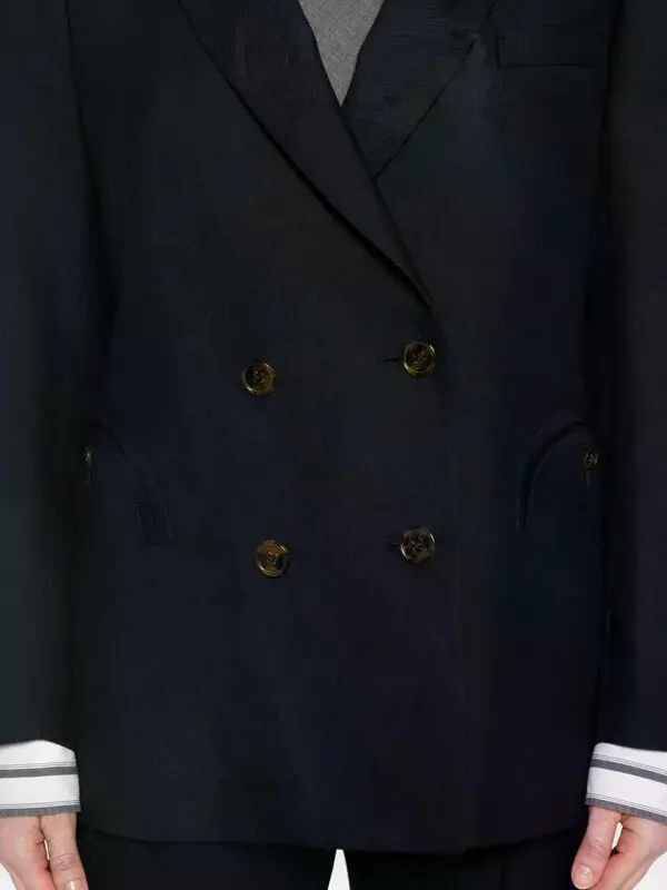 BLAZÉ MILANO Double-breasted Blazer - Blue