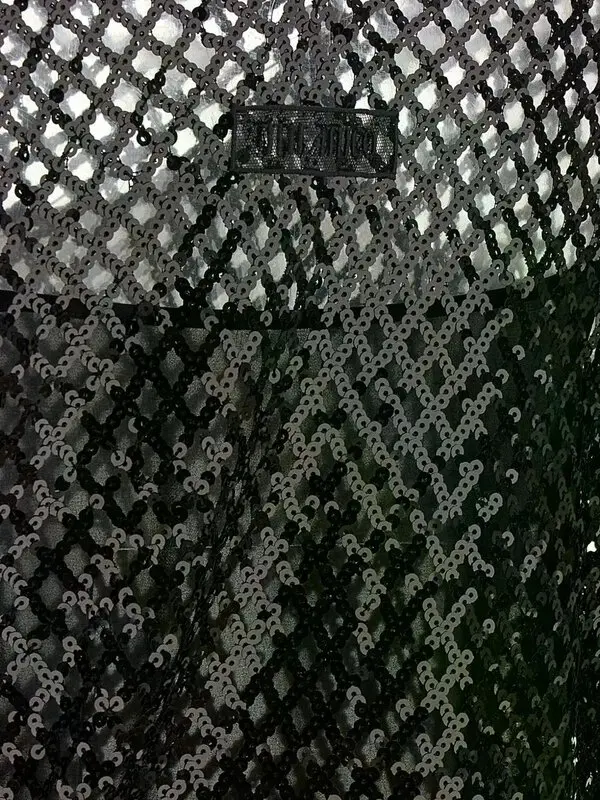 Attico Sequinned-mesh Mini Dress