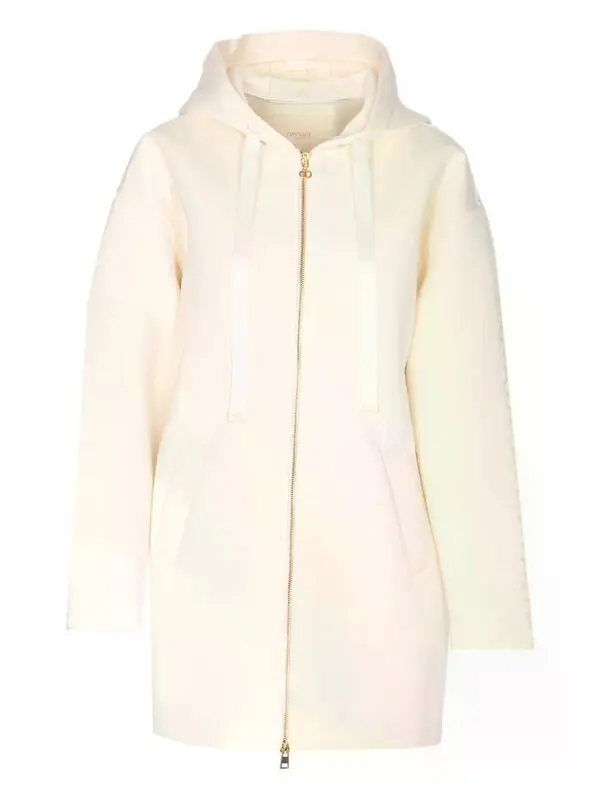 TWINSET Hooded Zip-up Coat