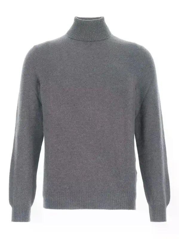 Fedeli Cashmere Turtleneck Sweater - Grey