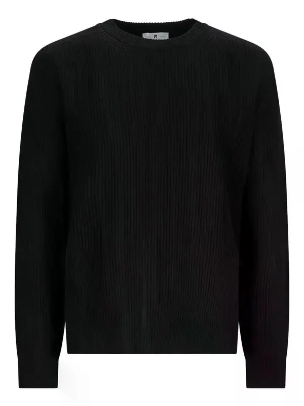 PT TORINO English-rib Round-neck Sweater