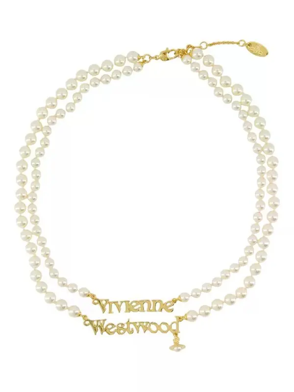 VIVIENNE WESTWOOD Pearl Double-strand Necklace - Gold