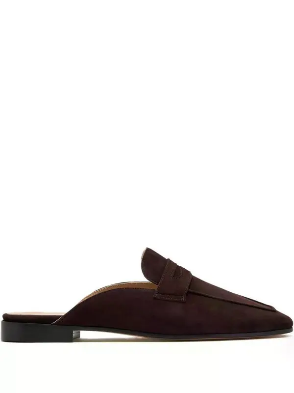 SOPHIQUE MILANO Penny-strap Suede Mules