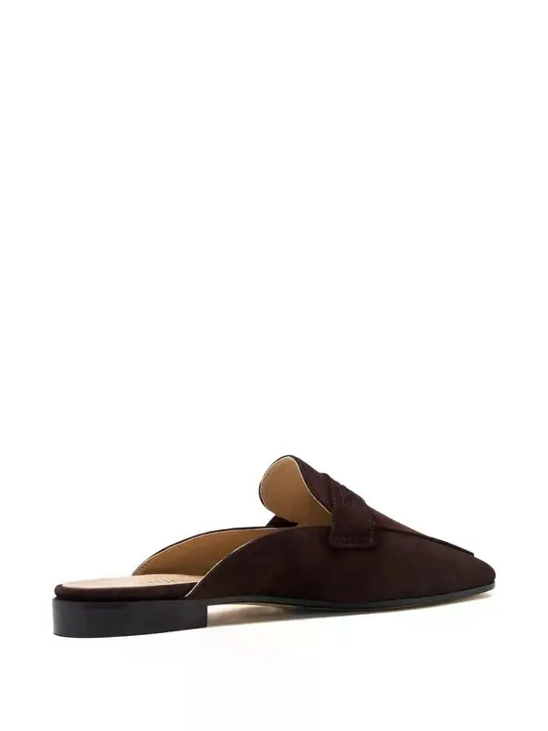 SOPHIQUE MILANO Penny-strap Suede Mules