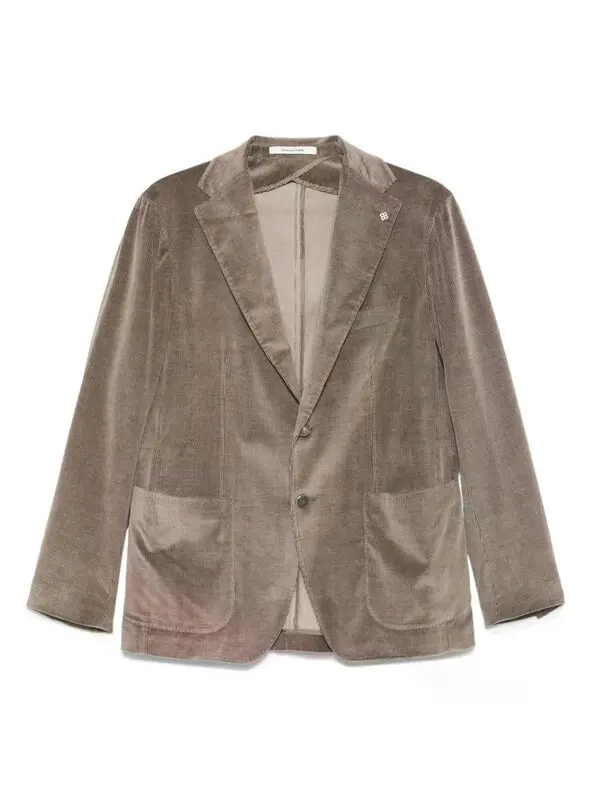 Tagliatore Corduroy Single-breasted Blazer