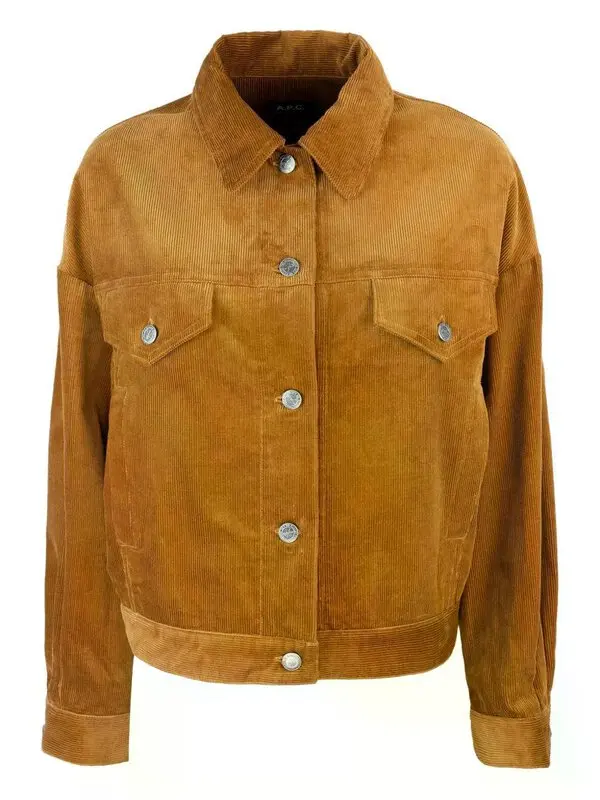 A.p.c. Corduroy Button-fastening Jacket