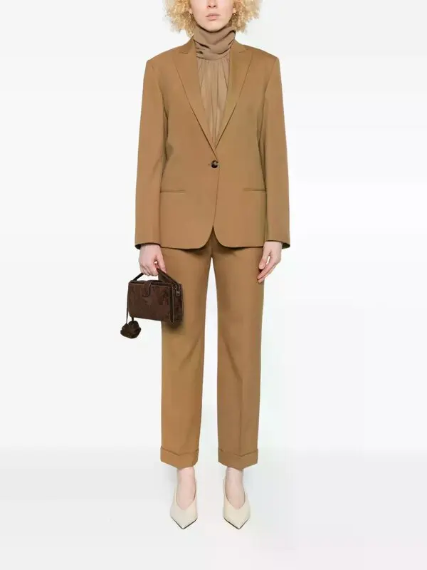 Alberta Ferretti Cuffed-hem Trousers
