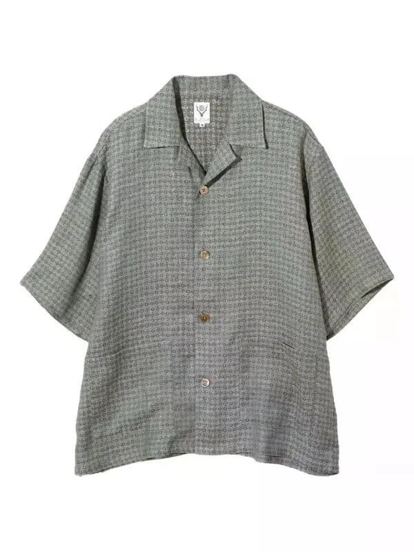 SOUTH2 WEST8 Cabana Revere-collar Patterned Shirt