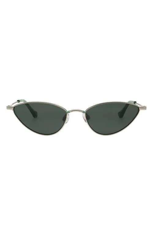 FLORENCE BY MILLS 53mm Cat Eye Sunglasses - Gold Green