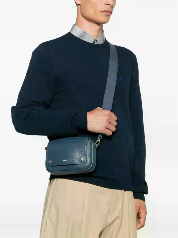 Loewe Leather Shoulder Bag - Blue