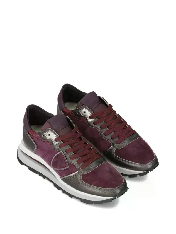 Philippe Model Tropez Haute Leather Sneakers - Purple