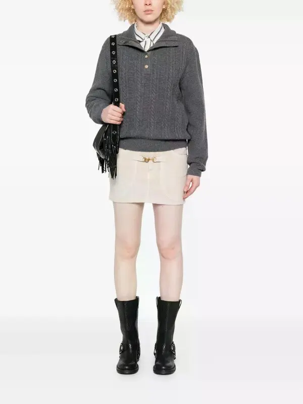A.p.c. Cable-knit Button Sweater