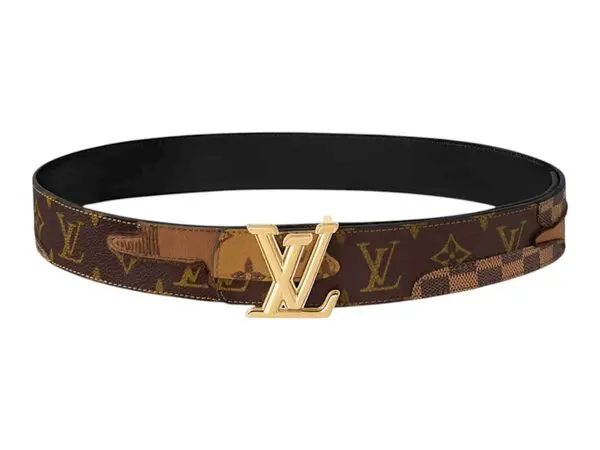 LOUIS VUITTON Dimension Monogram Landscape 40mm Reversible Belt - Brown