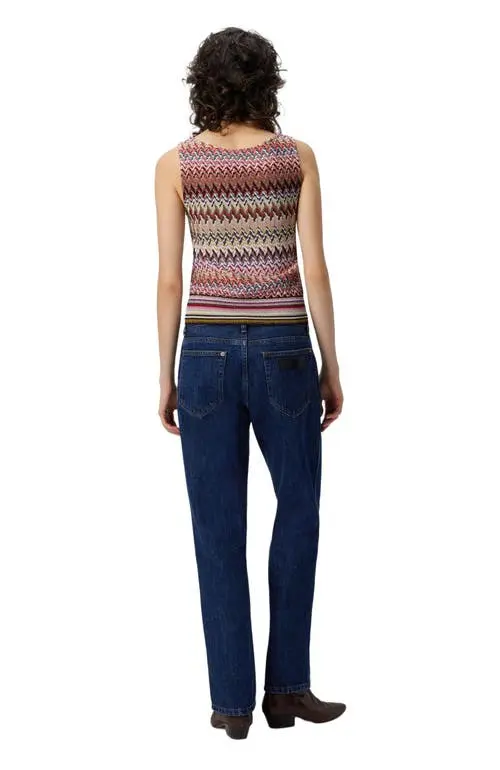 Missoni Five-pocket Mid-rise Denim Pants - Blue