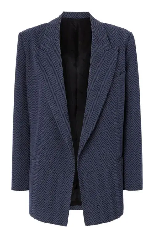 Missoni Single-breasted Blazer With Zigzag Pattern