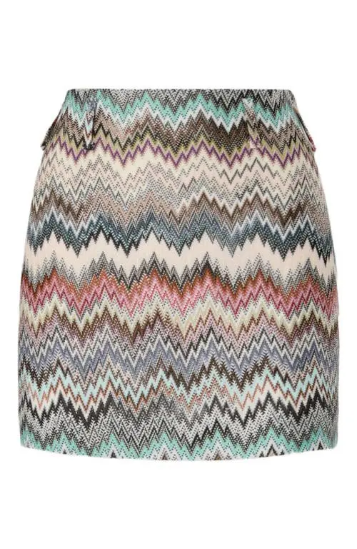 Missoni Snake Pattern Mini Skirt